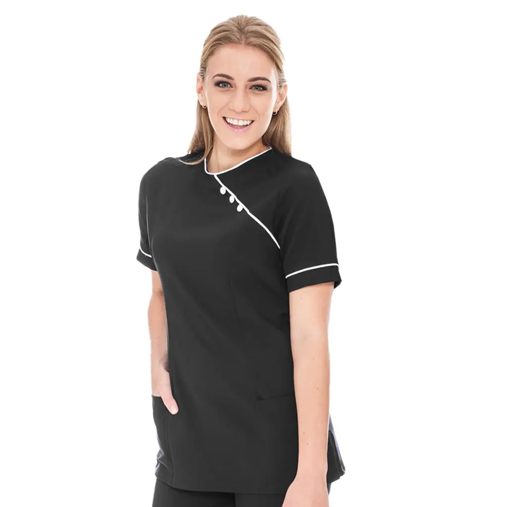 Mandarin collar tunic